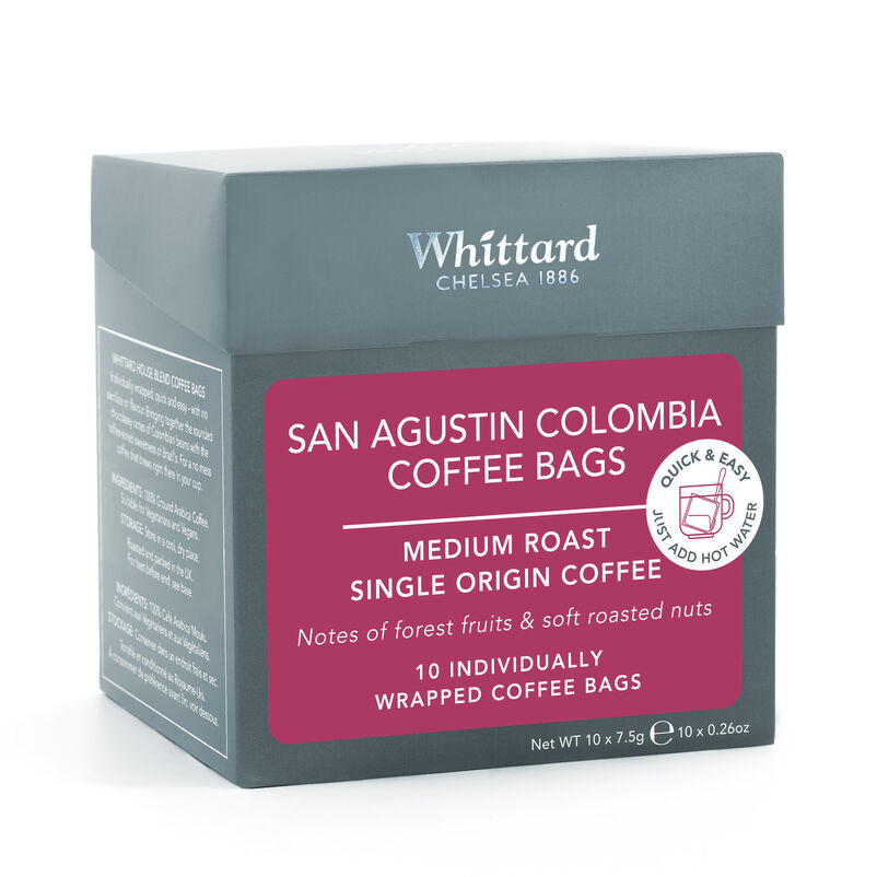 San Agustin Colombia Coffee Bags | Whittard of Chelsea