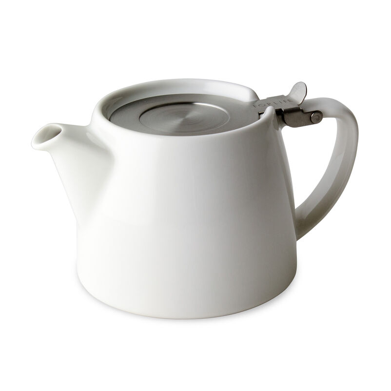 ForLife White Stump Teapot with Infuser | Teapots | Whittard of Chelsea